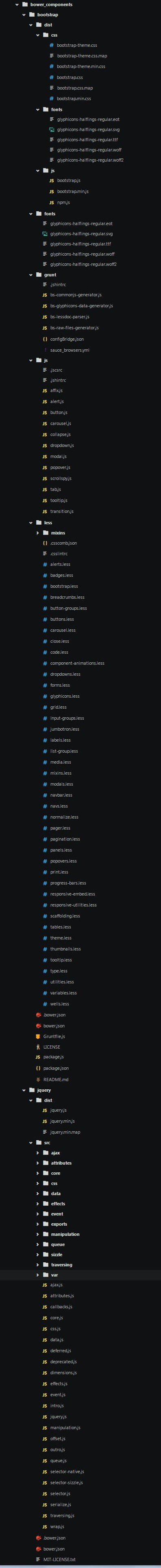 Using bower-installer | What kitties pray for...